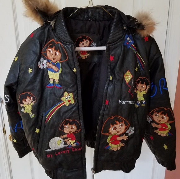 Dora The Explora | Jackets & Coats | Genuine Fur Lined Hooded Dora ...